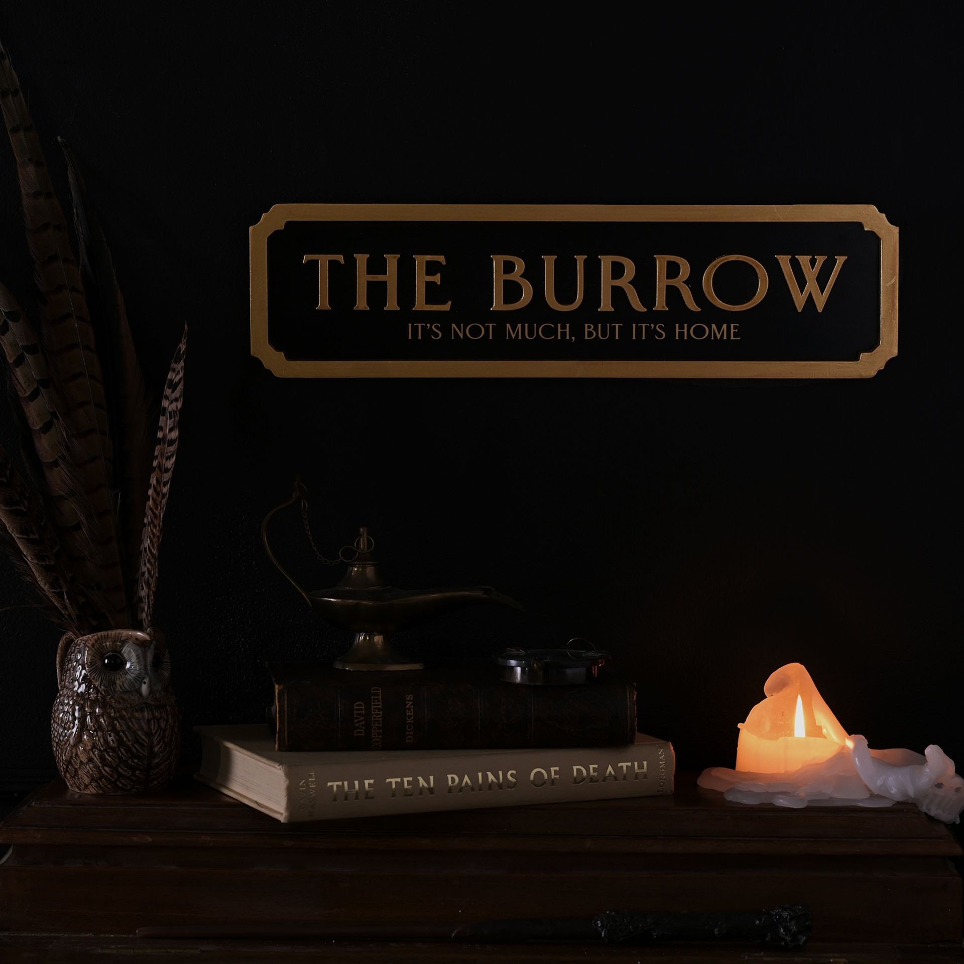 Plaque de rue The Burrow - Harry Potter