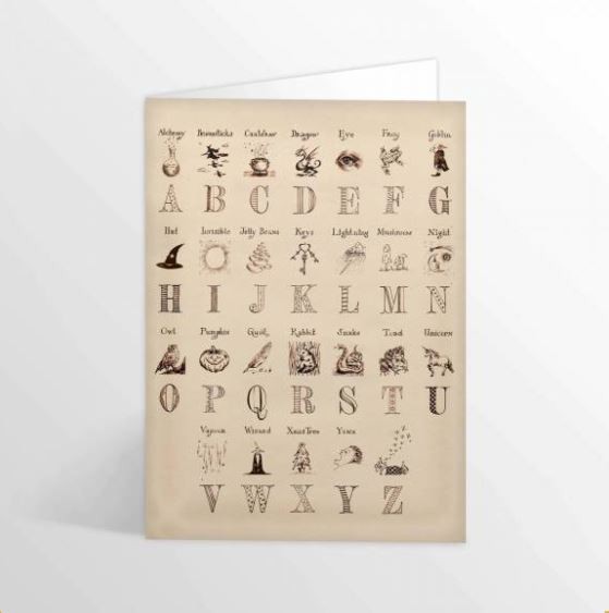 Carte de voeux - L'Alphabet de Harry