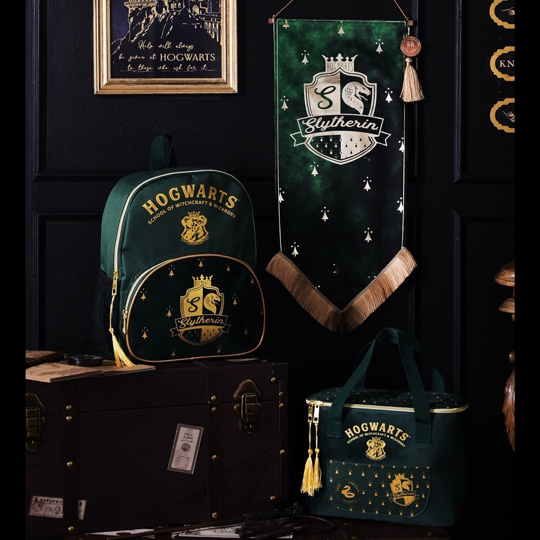 Bannière étendard Serpentard - Harry Potter