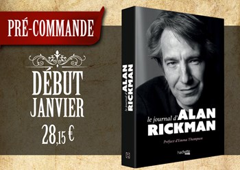 Le Journal d'Alan Rickman : plongée intime dans l'âme d'un acteur légendaire