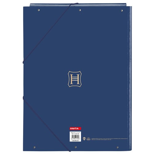 Farde à rabats & élastique Les 4 Maisons Poudlard - Harry Potter