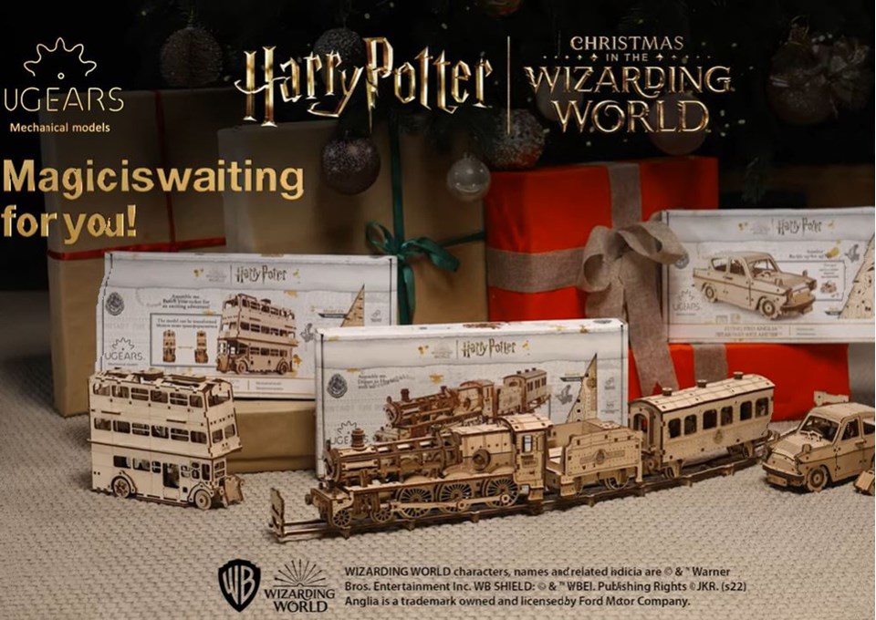 Nouveauté Magique : Les produits UGears Harry Potter débarquent chez Les 4 Maisons